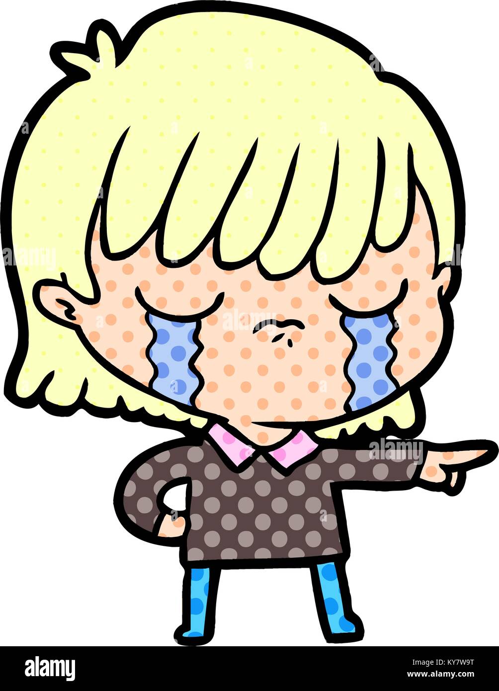 cartoon woman crying Stock Vector Image & Art - Alamy