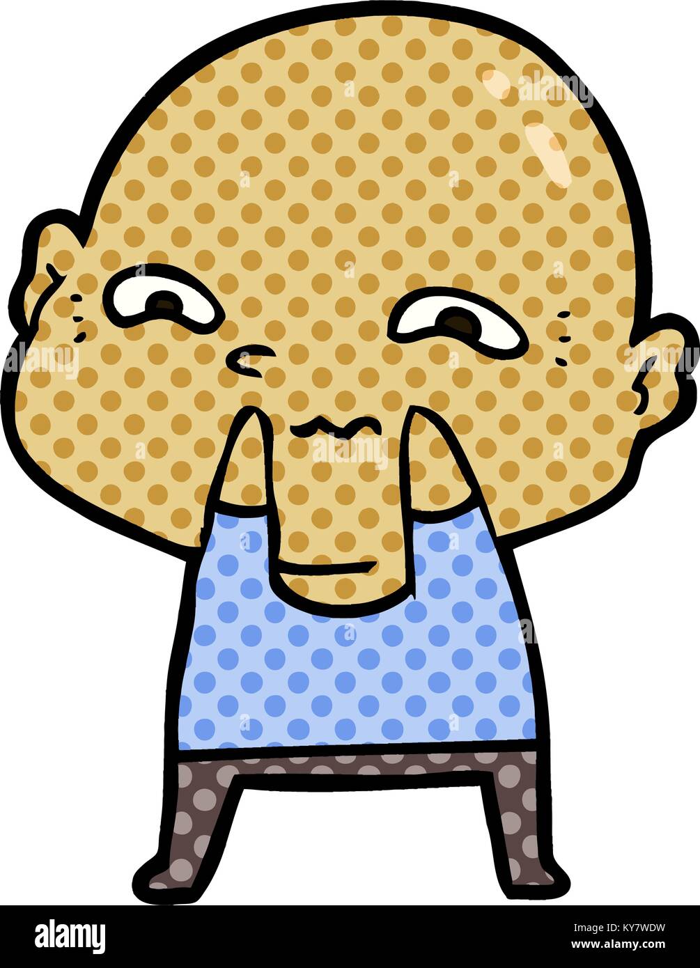 cartoon creepy guy Stock Vector Image & Art - Alamy