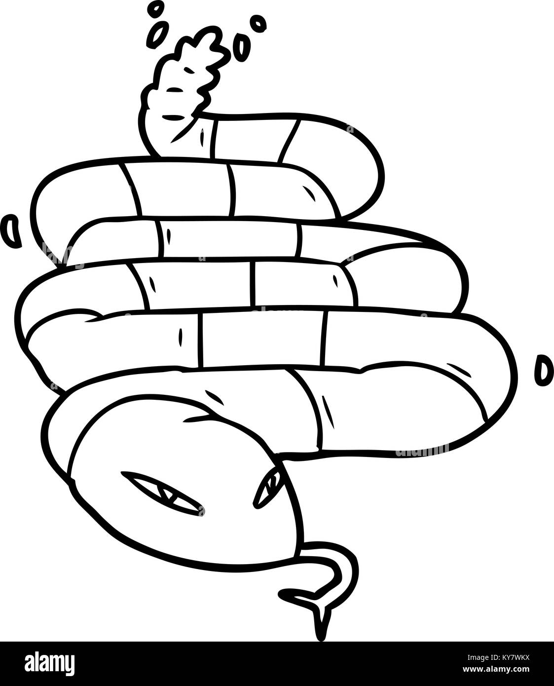 cartoon poisonous snake Stock Vector Image & Art - Alamy