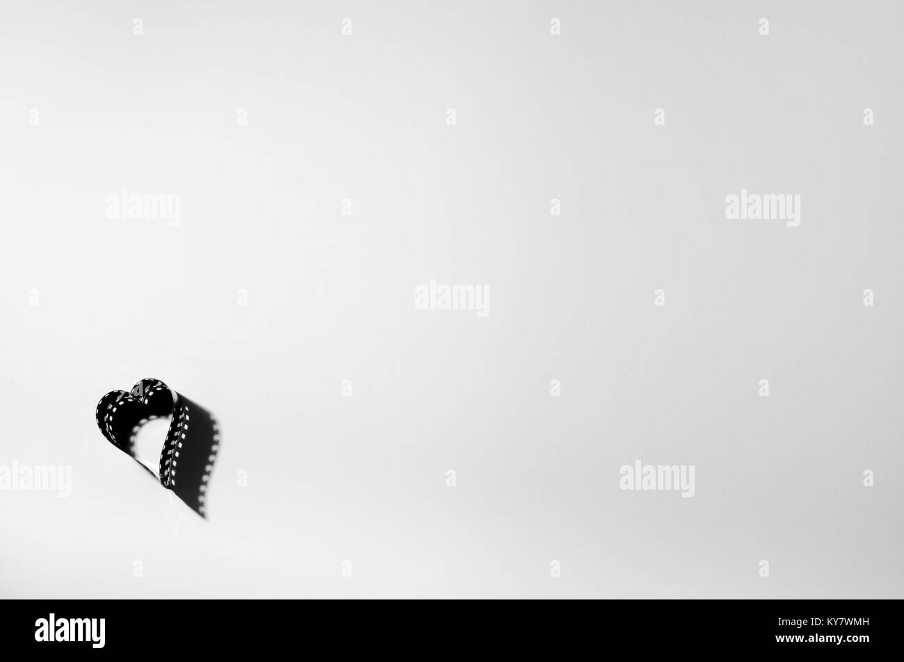 Film strip with heart hi-res stock photography and images - Alamy