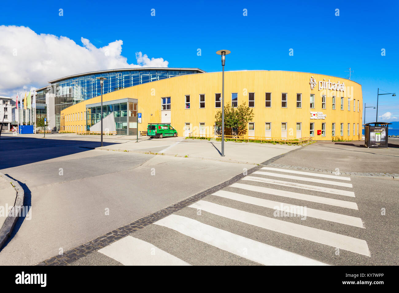 TRONDHEIM, NORWAY - AUGUST 03, 2017: Pirbadet Waterpark is a largest ...