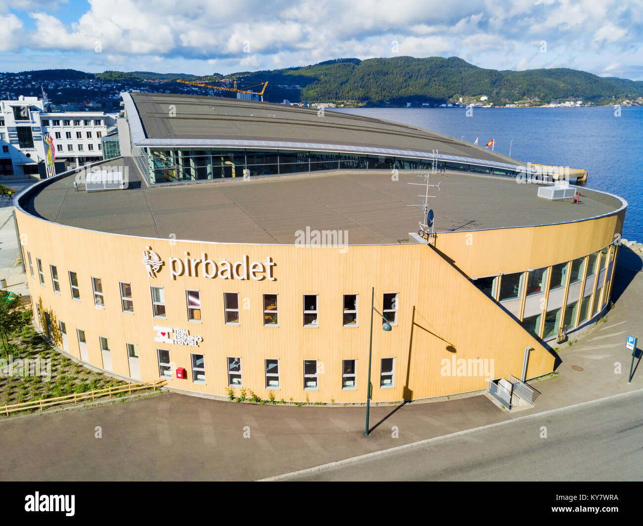 TRONDHEIM, NORWAY - AUGUST 03, 2017: Pirbadet Waterpark is a largest ...