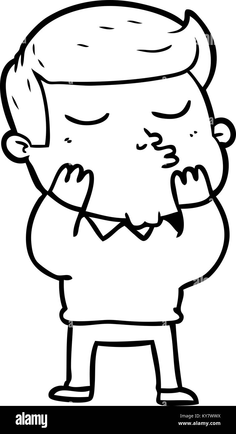 Pout cartoon Black and White Stock Photos & Images - Alamy