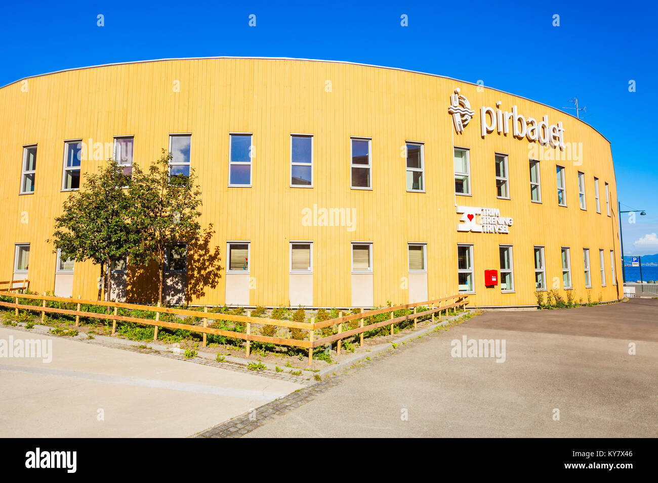 TRONDHEIM, NORWAY - AUGUST 03, 2017: Pirbadet Waterpark is a largest ...