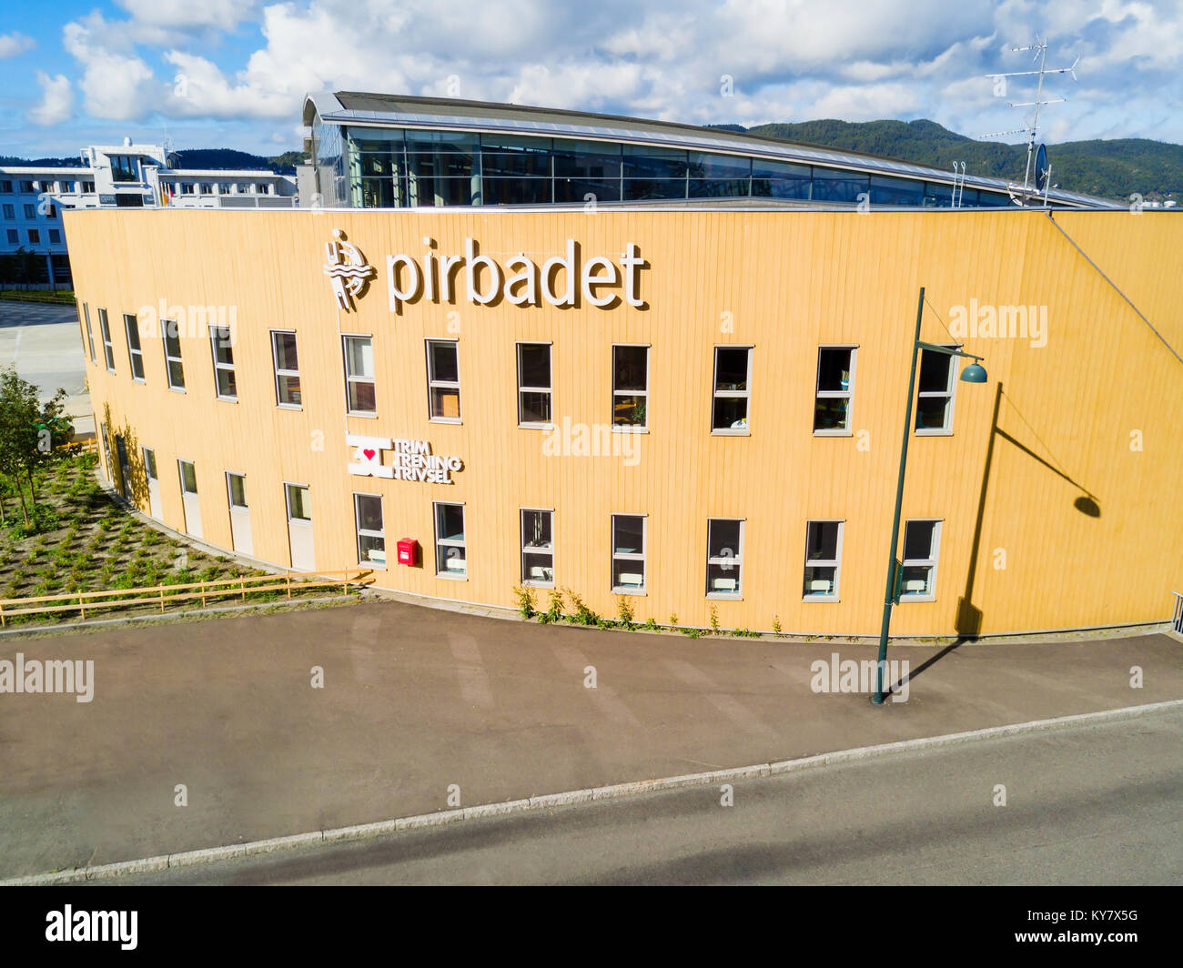 TRONDHEIM, NORWAY - AUGUST 03, 2017: Pirbadet Waterpark is a largest ...