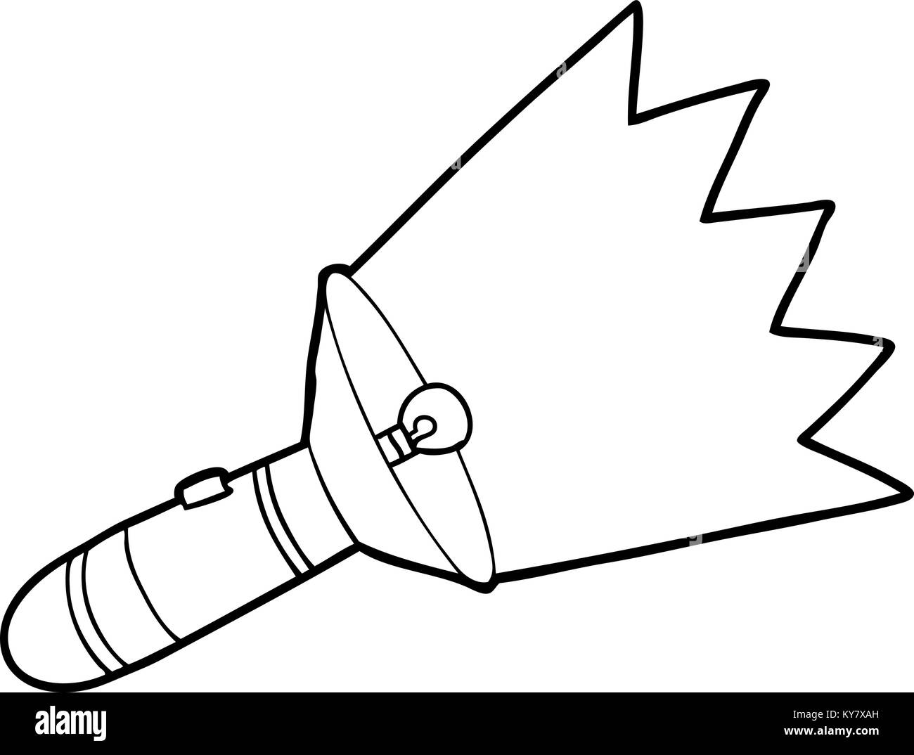 old cartoon torch Stock Vector Image & Art - Alamy
