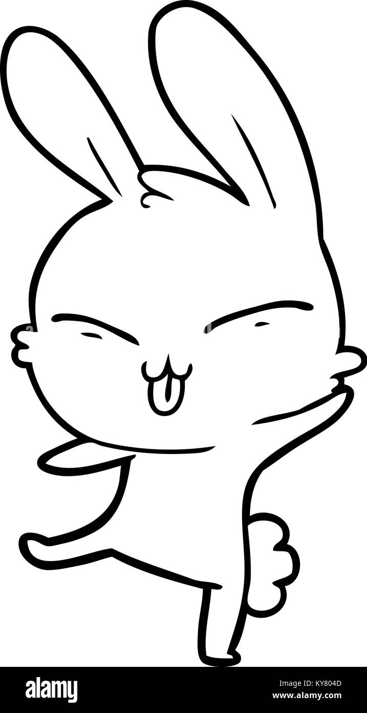 cute cartoon rabbit Stock Vector Image & Art - Alamy