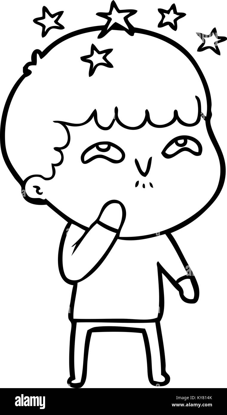 cartoon amazed boy Stock Vector Image & Art - Alamy