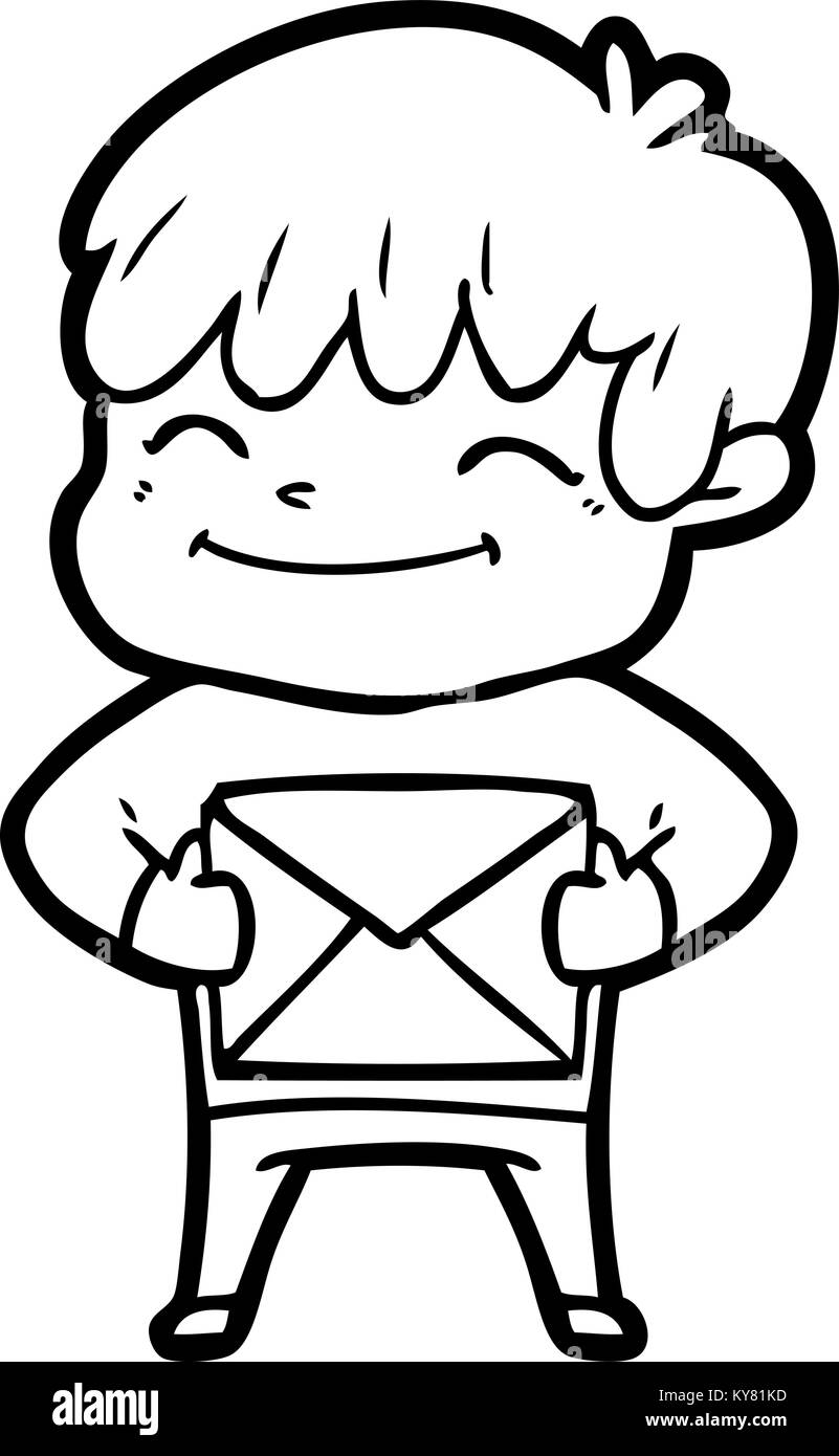 cartoon happy boy Stock Vector Image & Art - Alamy