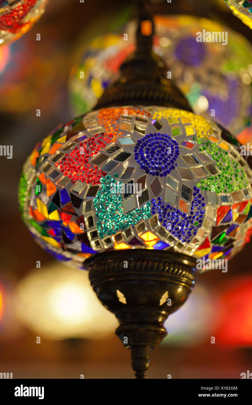 Traditional Vintage Turkish Lamp Stock Photo - Alamy