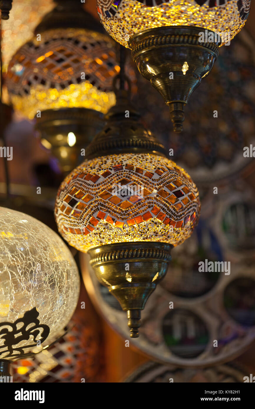 Traditional Vintage Turkish Lamp Stock Photo - Alamy