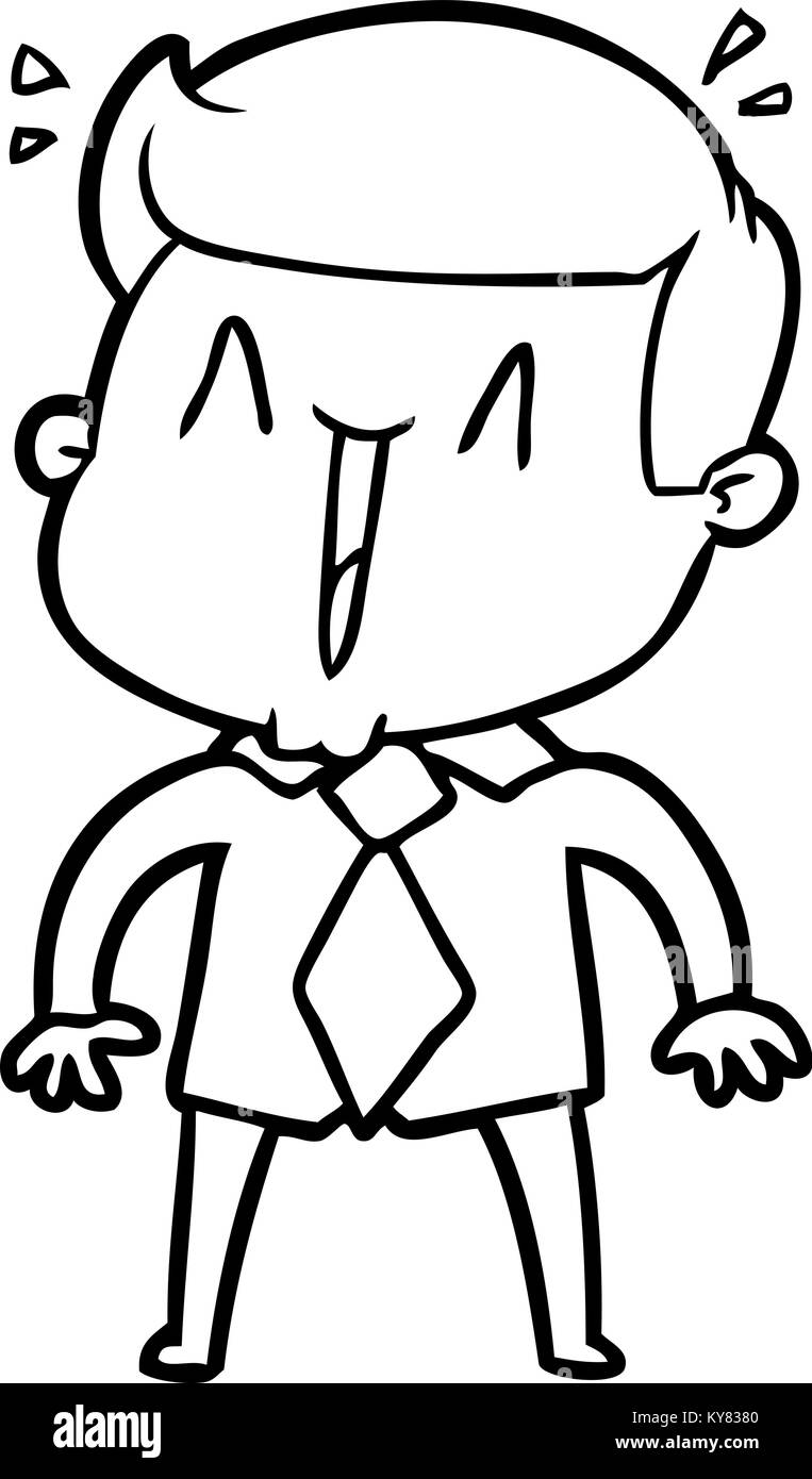 cartoon happy man Stock Vector Image & Art - Alamy