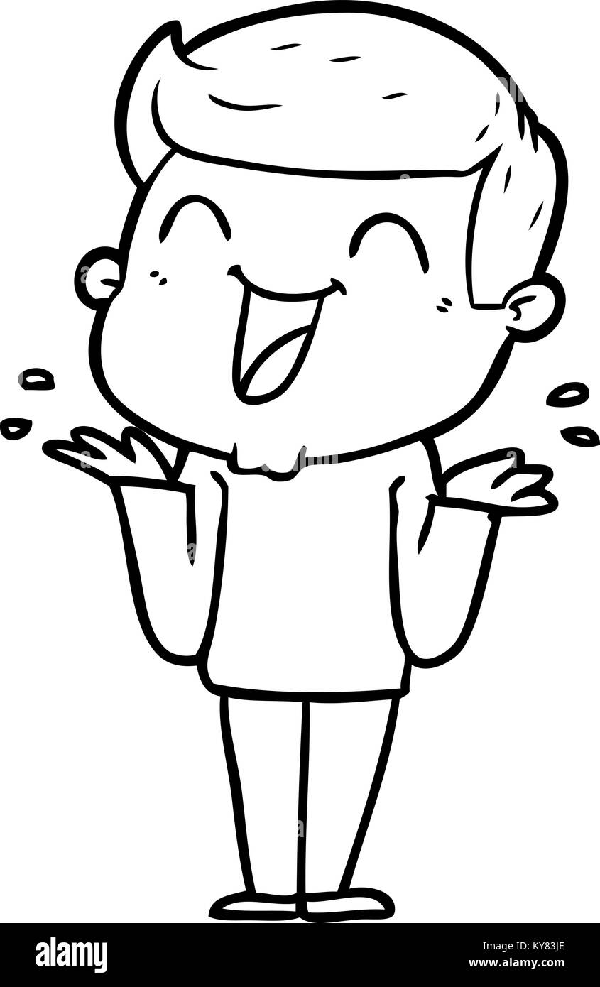 cartoon man laughing Stock Vector Image & Art - Alamy
