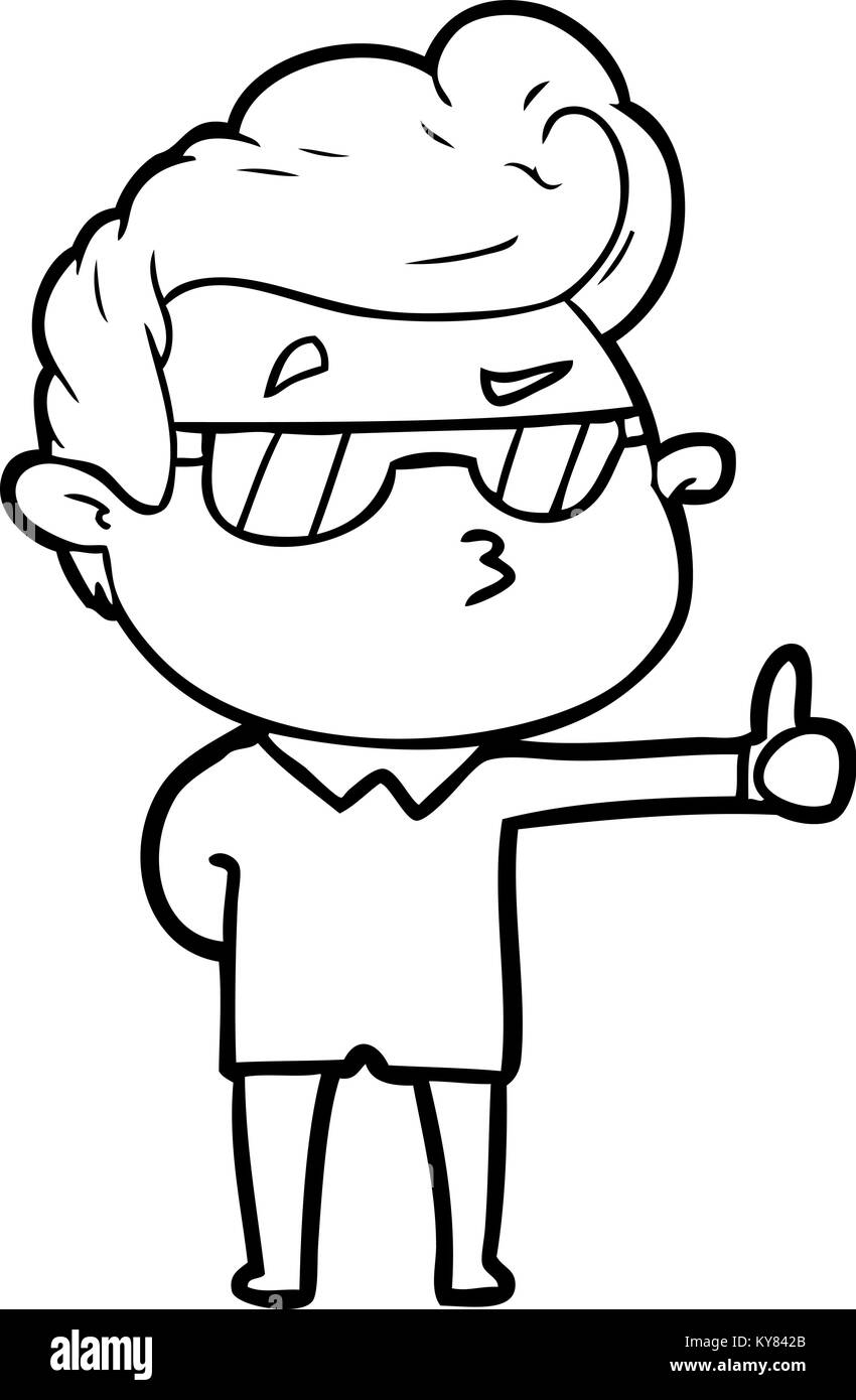 cartoon cool guy Stock Vector Image & Art - Alamy