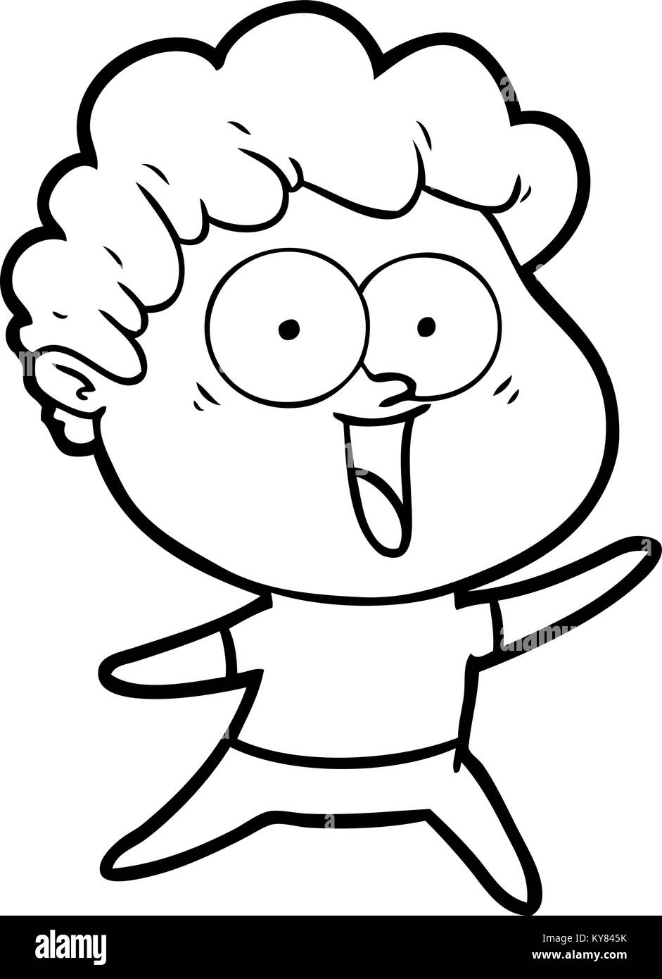 excited man cartoon Stock Vector Image & Art - Alamy