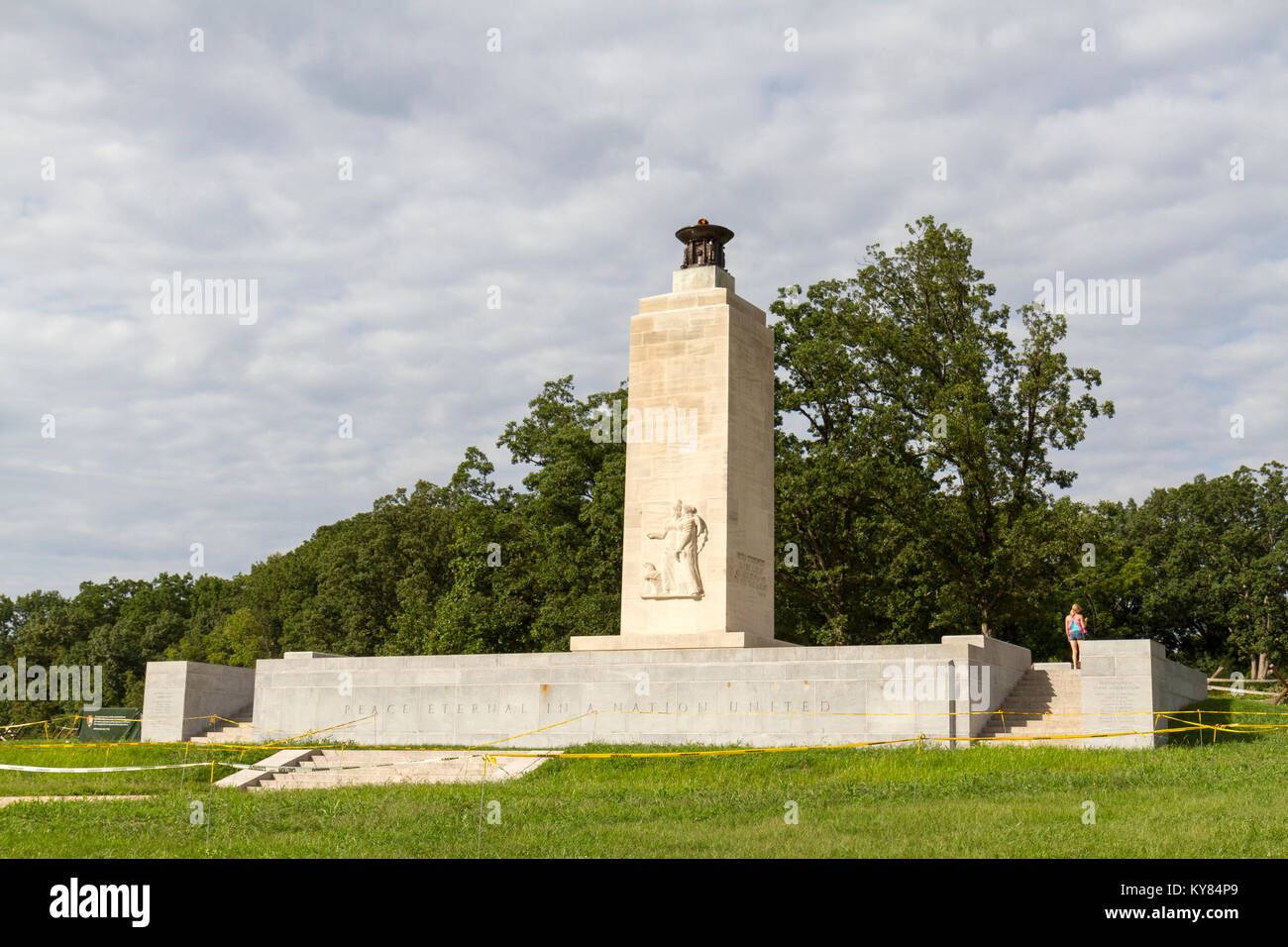 The Eternal Peace Light Peace Memorial, Gettysburg National Military ...