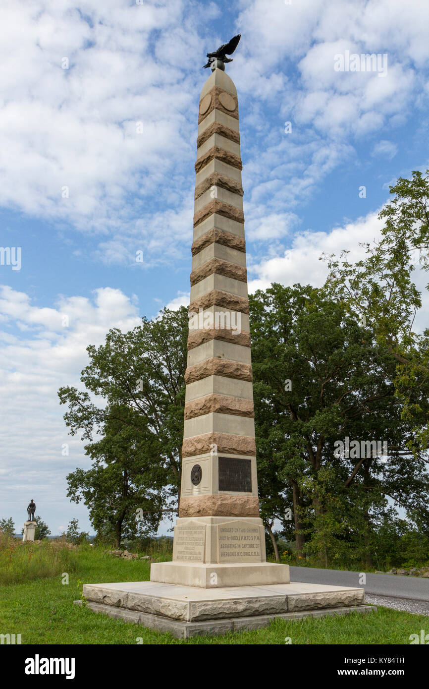 83rd new york infantry memorial monument hi-res stock photography and ...