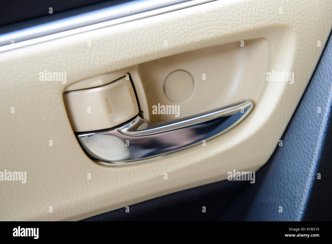 Car door opening handle Stock Photo - Alamy