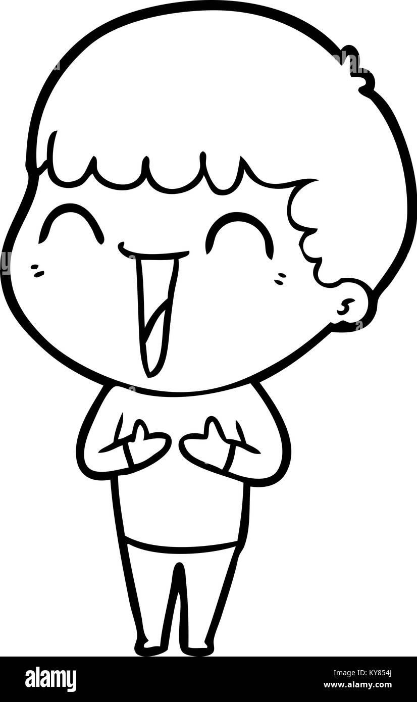 cartoon happy man Stock Vector Image & Art - Alamy