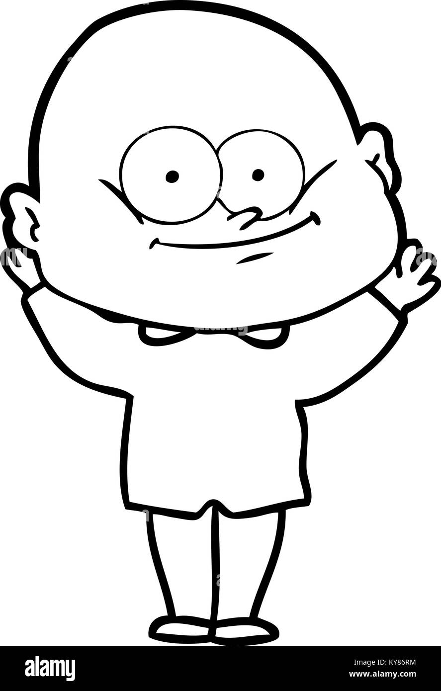 Bald Man Page Coloring Pages
