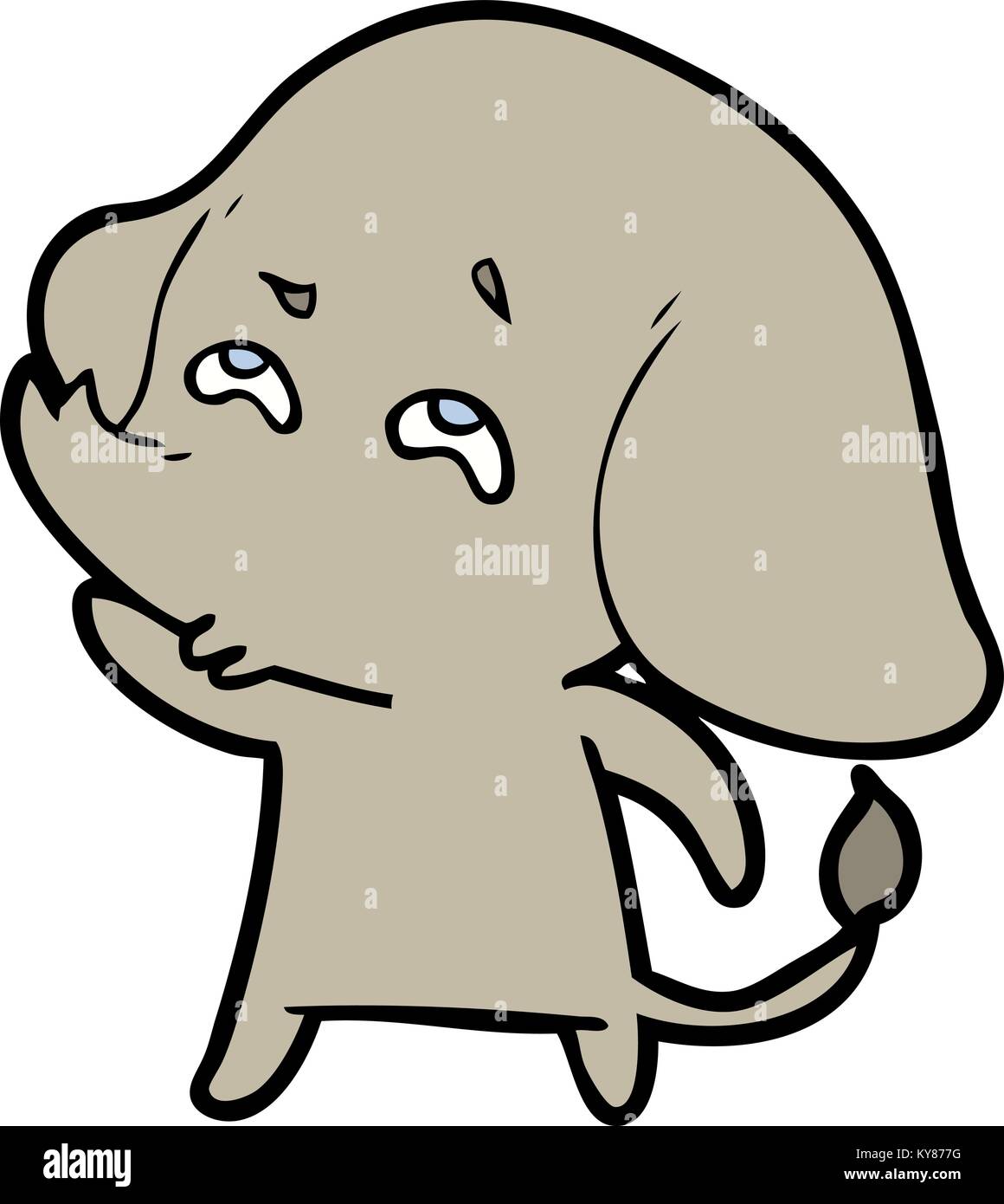 cartoon elephant remembering Stock Vector Image & Art - Alamy