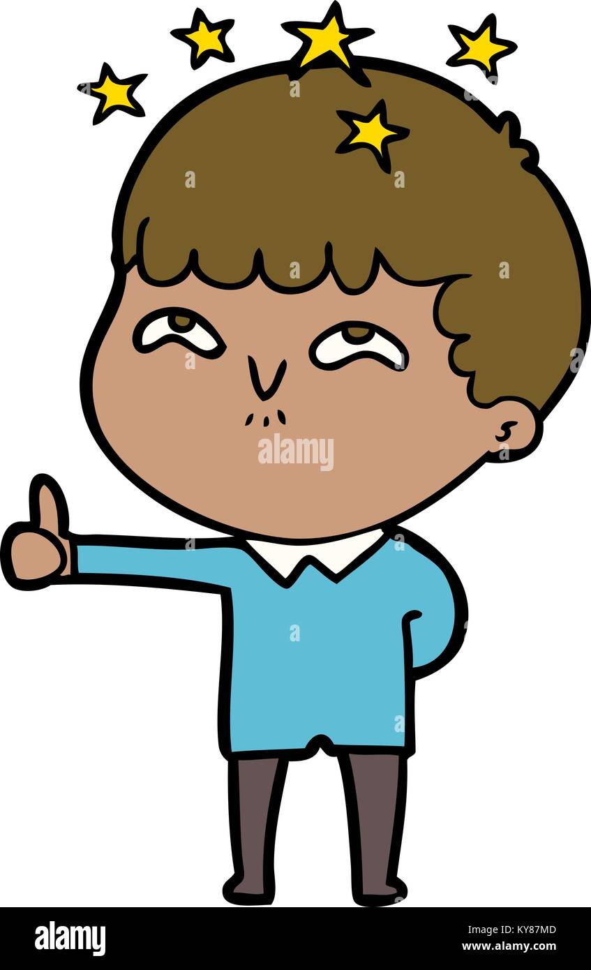 cartoon amazed boy Stock Vector Image & Art - Alamy
