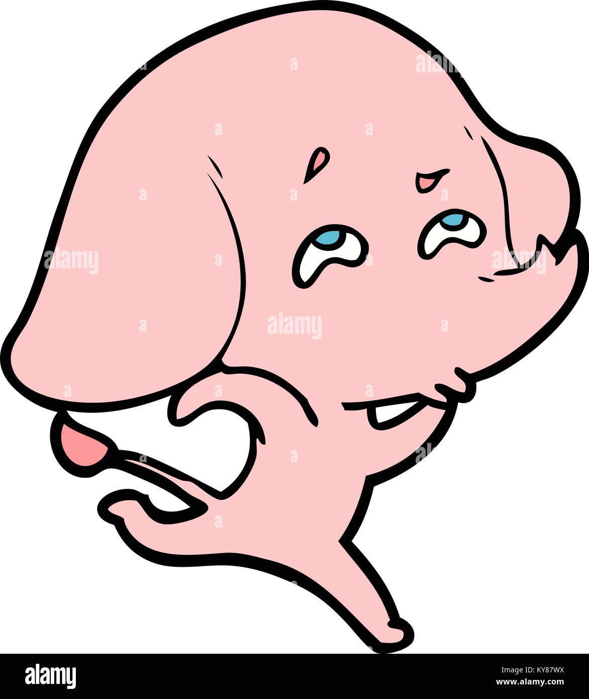 cartoon elephant remembering Stock Vector Image & Art - Alamy