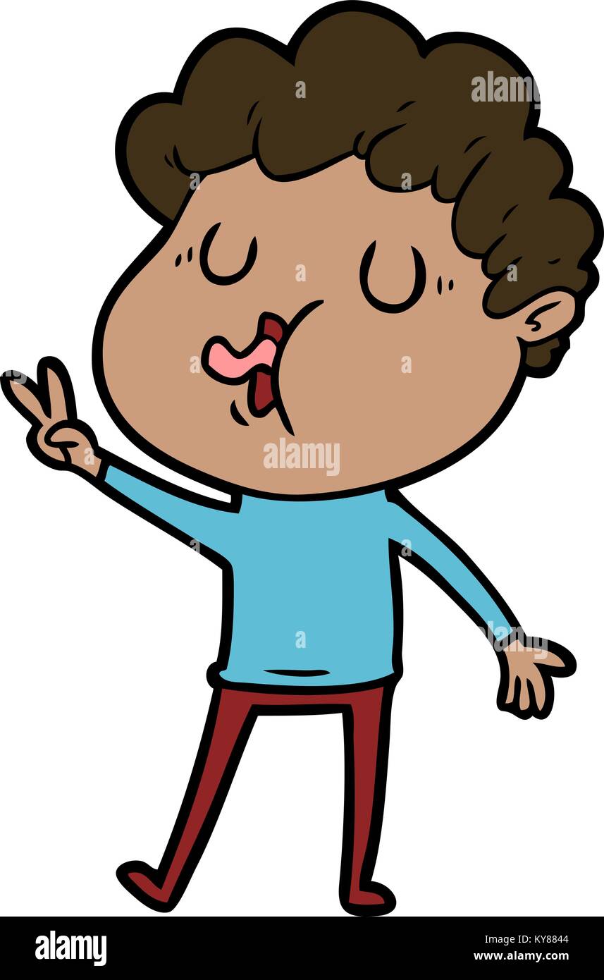cartoon man singing Stock Vector Image & Art - Alamy