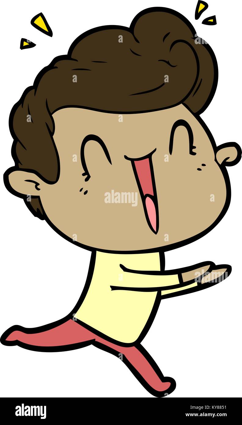 cartoon excited man Stock Vector Image & Art - Alamy