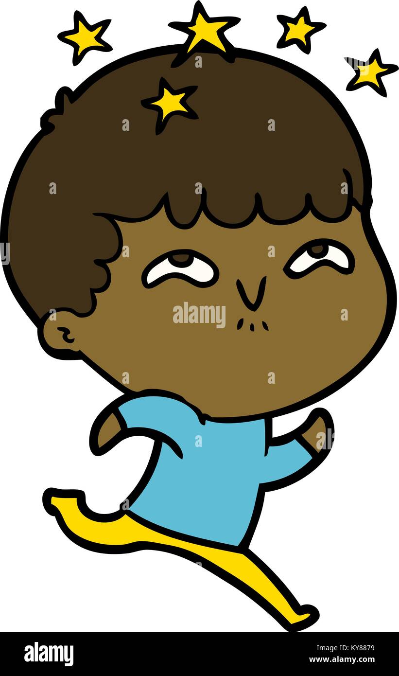 cartoon amazed boy Stock Vector Image & Art - Alamy