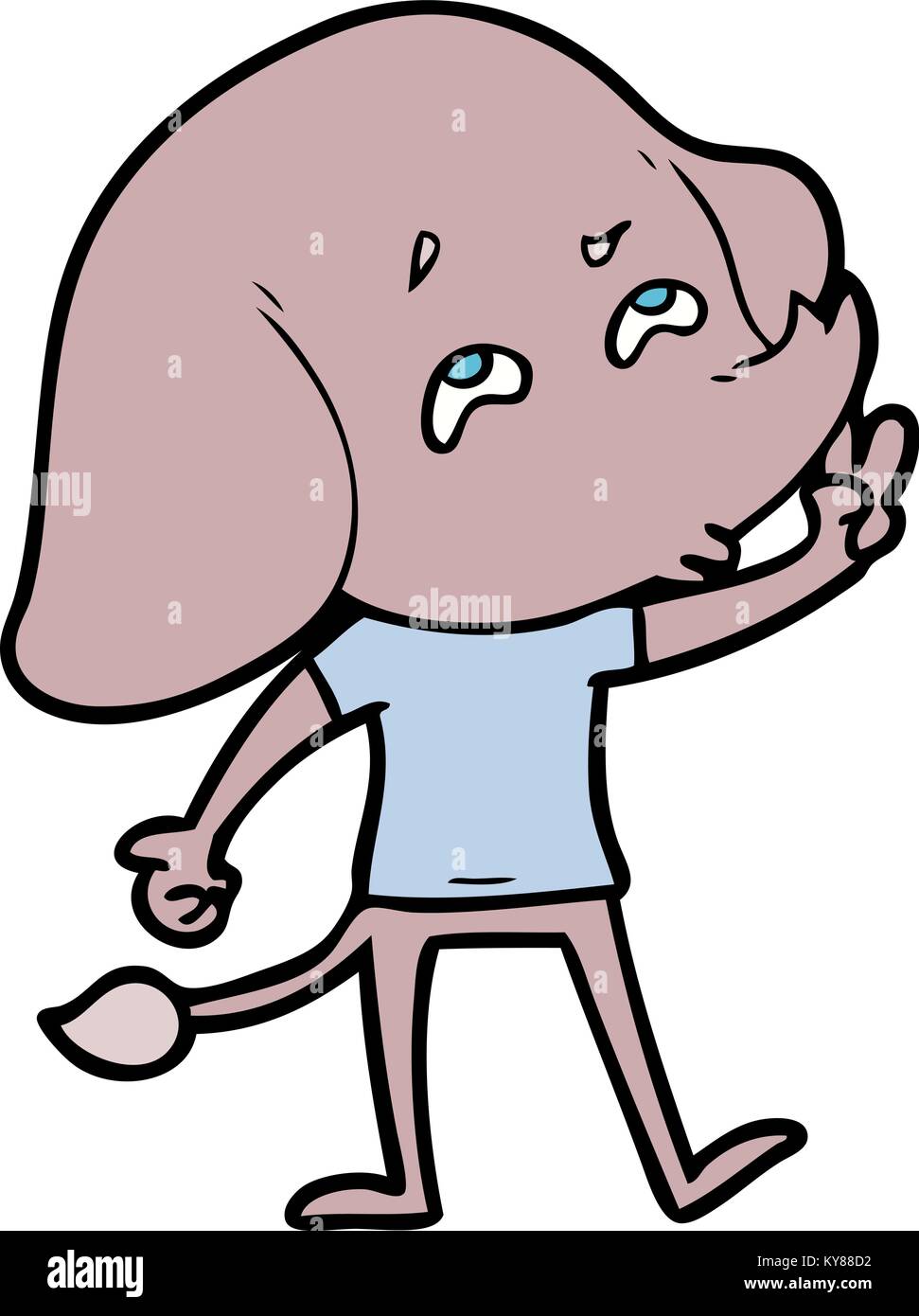 cartoon elephant remembering Stock Vector Image & Art - Alamy