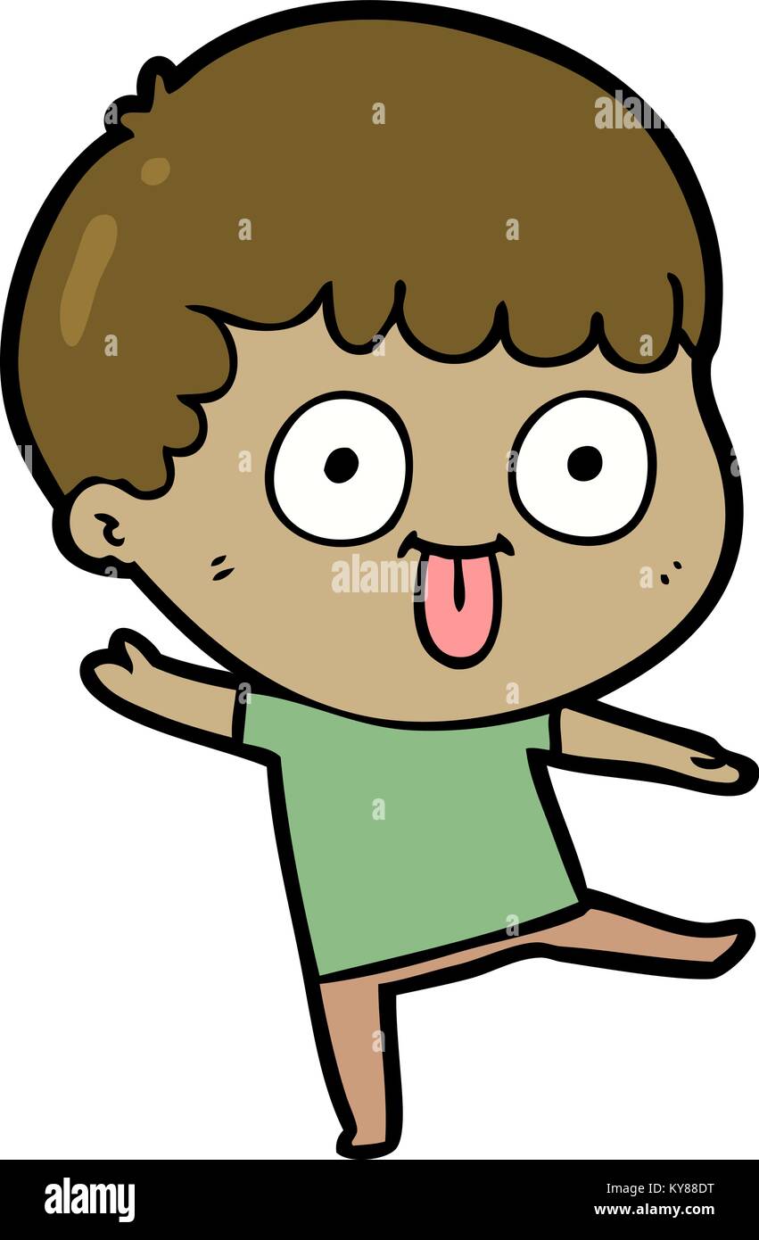 cartoon dumb kid Stock Vector Image & Art - Alamy