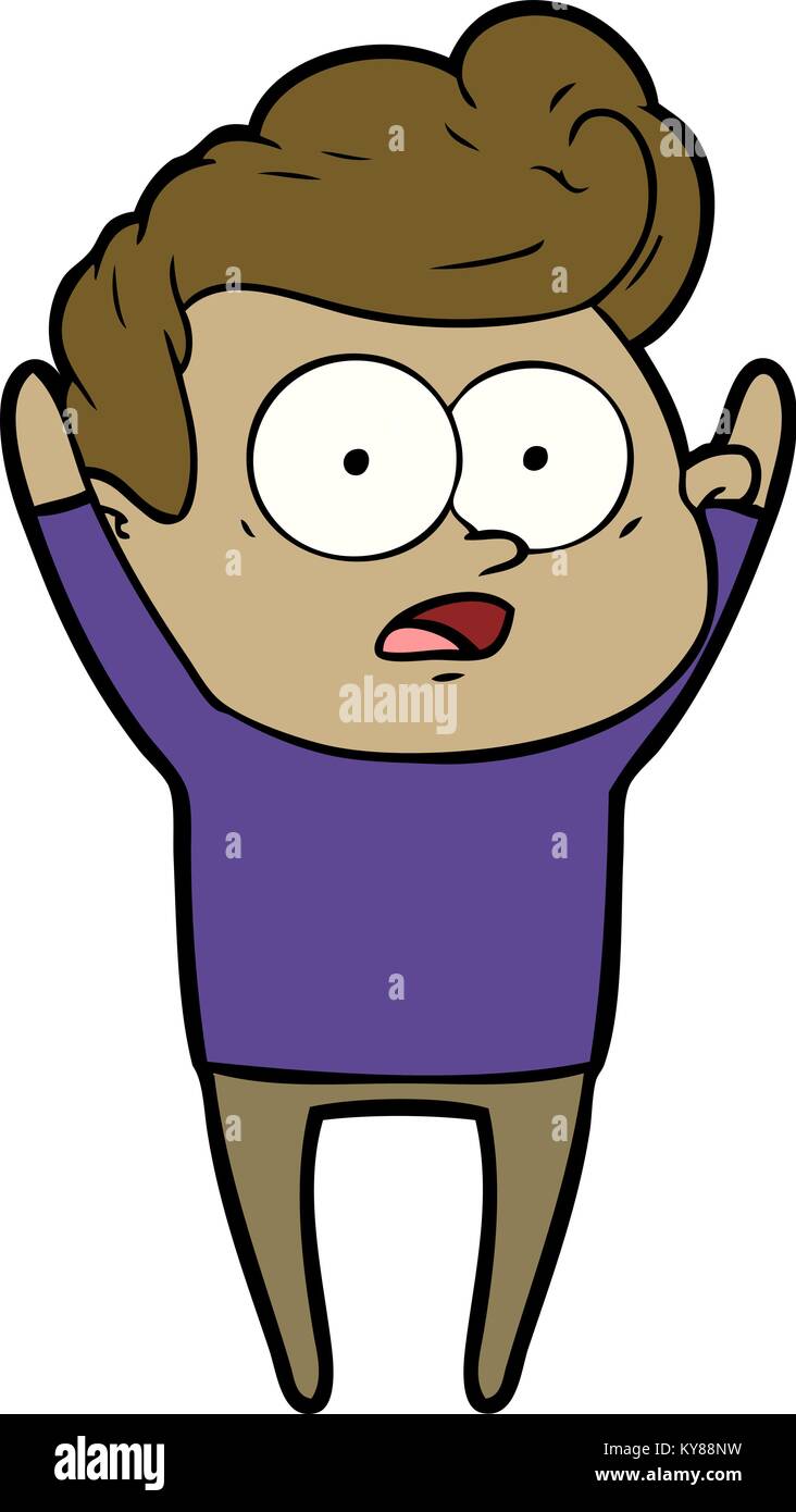 cartoon staring man Stock Vector Image & Art - Alamy