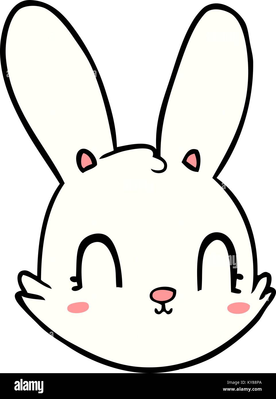 cartoon bunny face Stock Vector Image & Art - Alamy