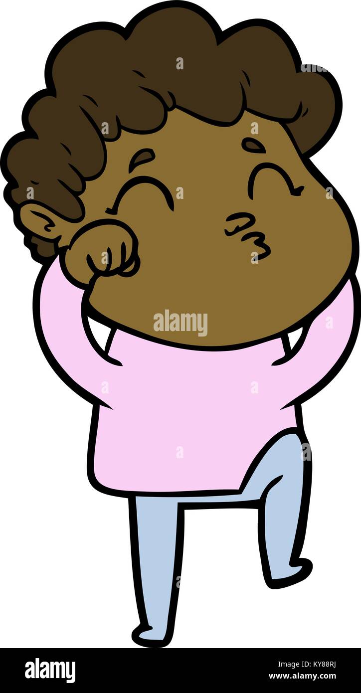 cartoon man pouting Stock Vector Image & Art - Alamy