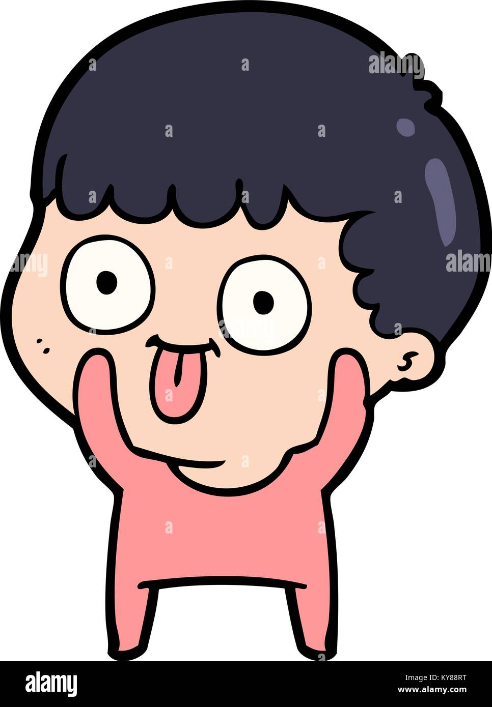 cartoon man staring Stock Vector Image & Art - Alamy