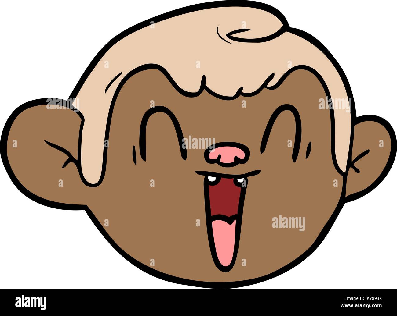 cartoon monkey face Stock Vector Image & Art - Alamy
