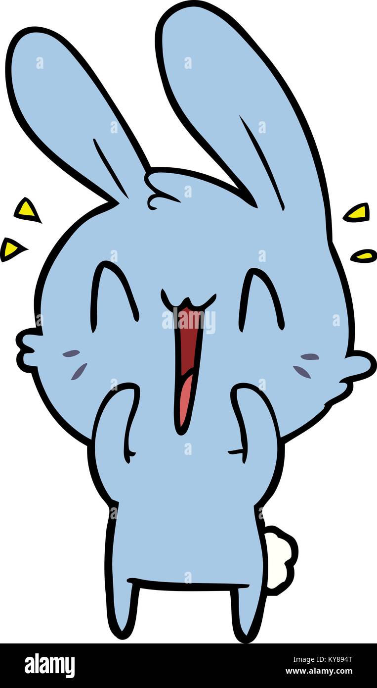 cute cartoon rabbit Stock Vector Image & Art - Alamy