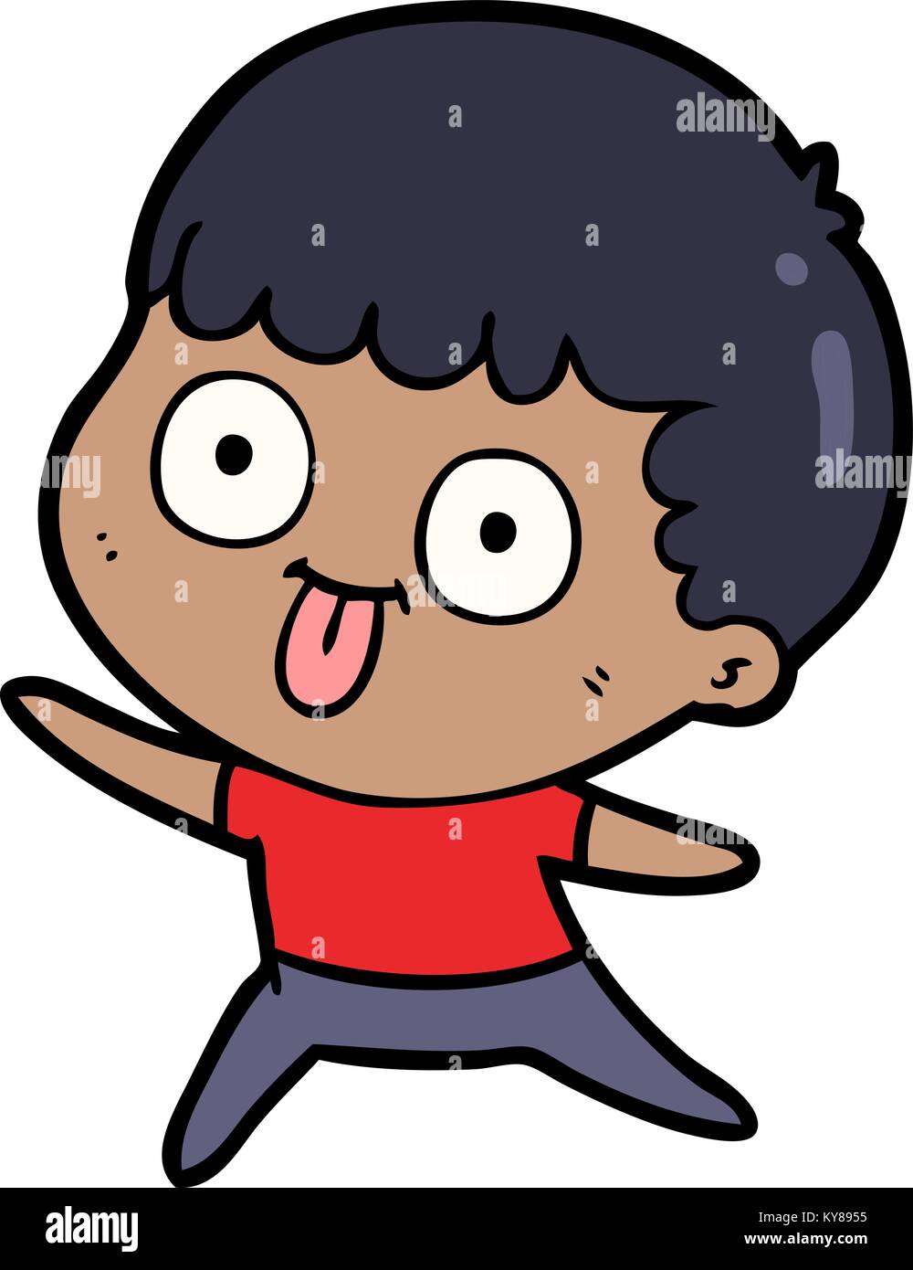 cartoon man staring Stock Vector Image & Art - Alamy