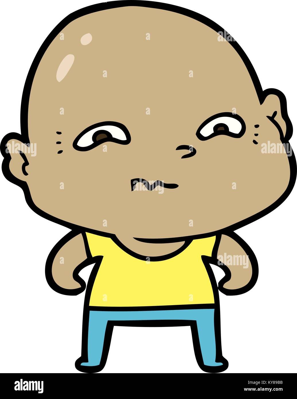 cartoon creepy guy Stock Vector Image & Art - Alamy