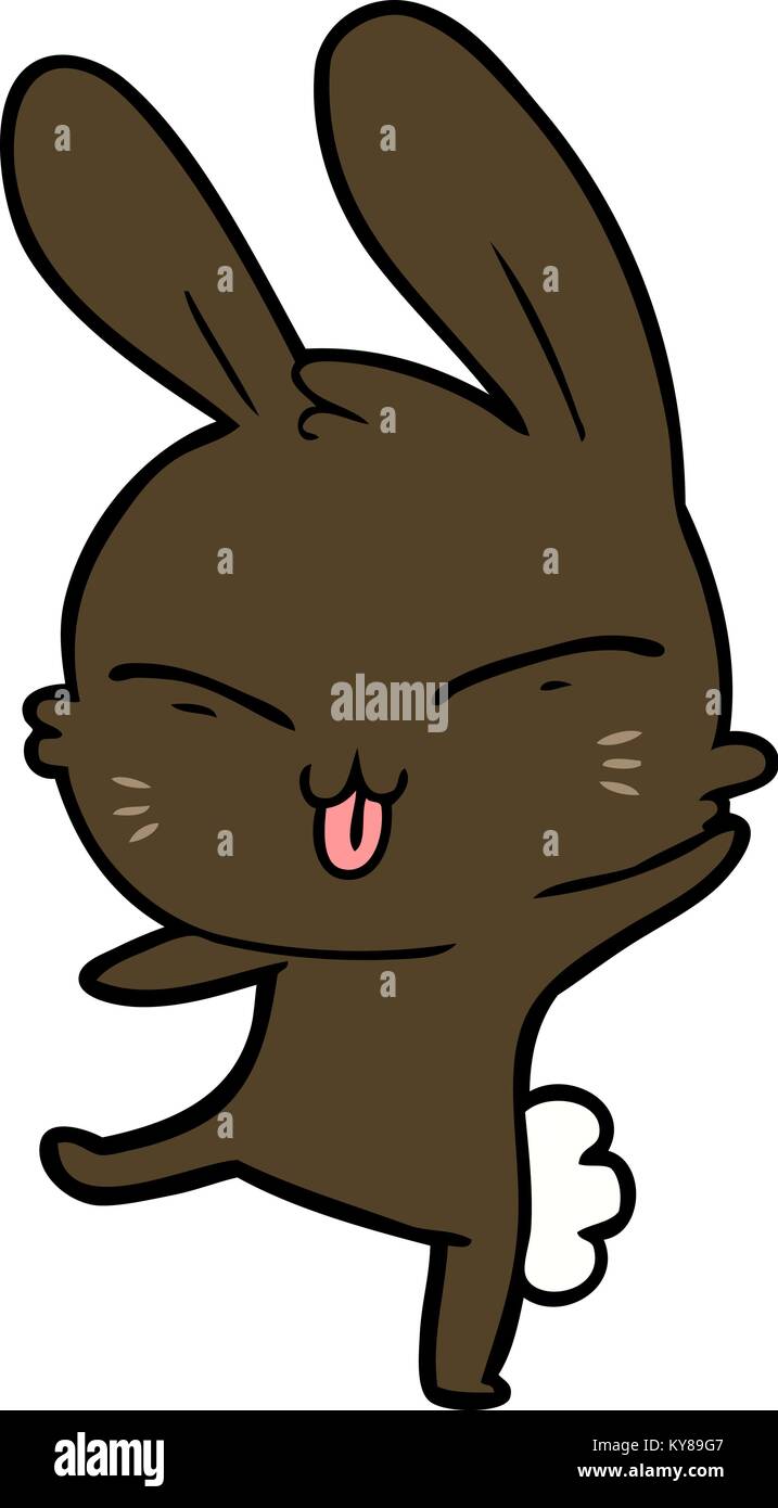 cute cartoon rabbit Stock Vector Image & Art - Alamy