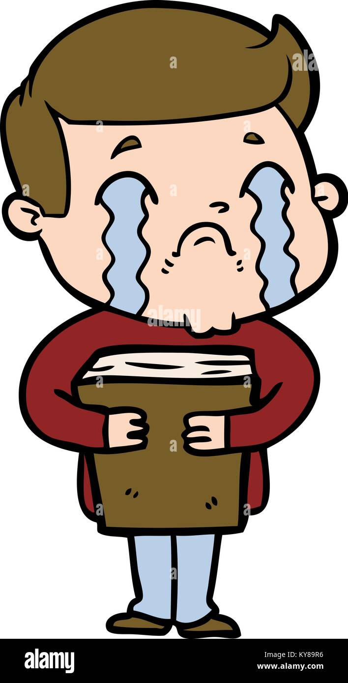 cartoon man crying Stock Vector Image & Art - Alamy