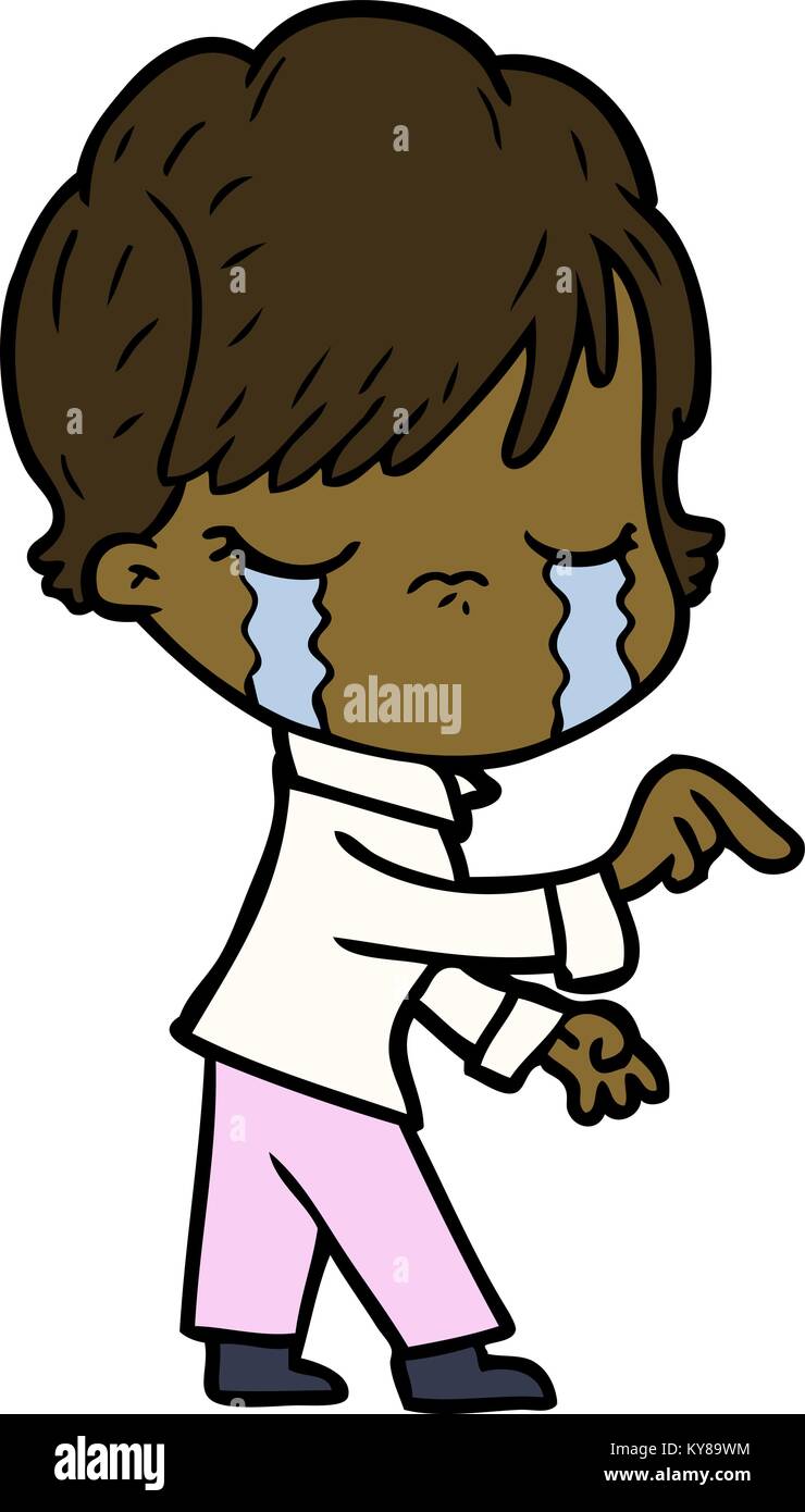 cartoon woman crying Stock Vector Image & Art - Alamy