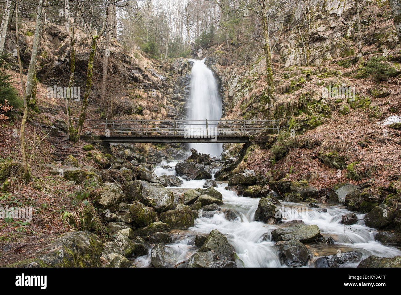 Todtnau waterfall, black forest germany Stock Photo - Alamy