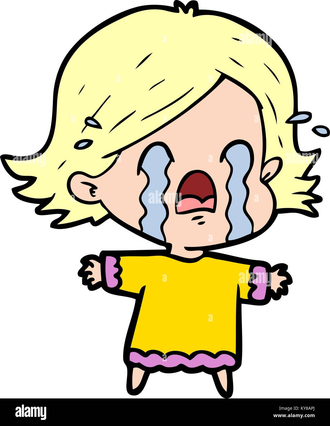 cartoon woman crying Stock Vector Image & Art - Alamy