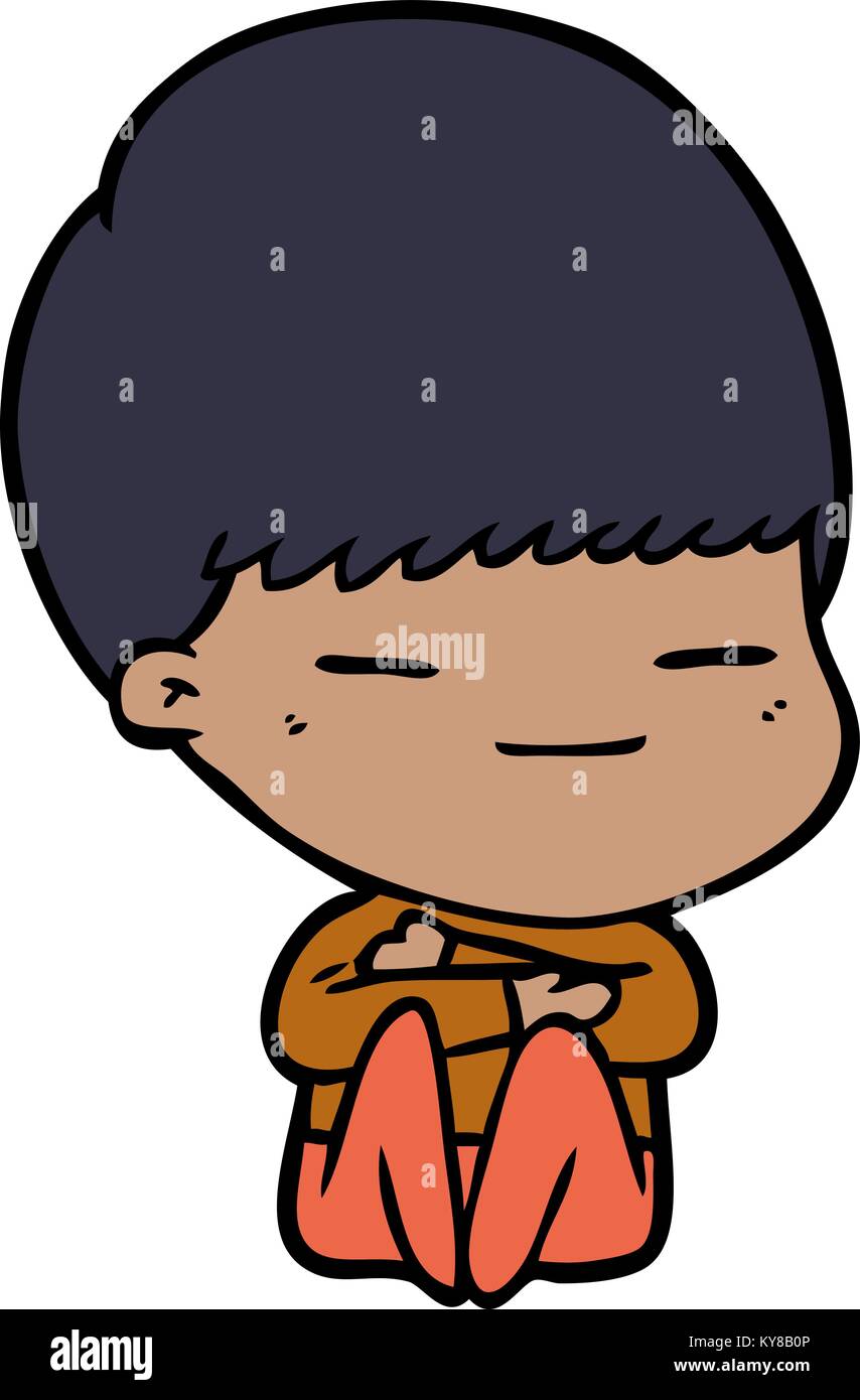cartoon smug boy Stock Vector Image & Art - Alamy