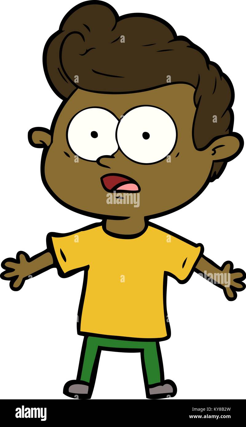 cartoon staring man Stock Vector Image & Art - Alamy