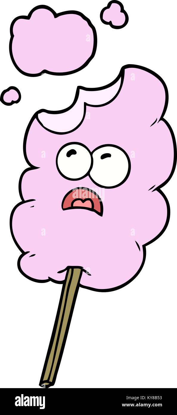 cotton candy cartoon Stock Vector Image & Art - Alamy