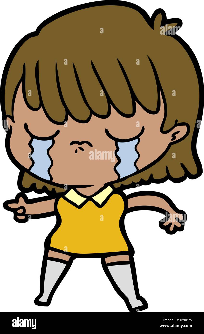 cartoon woman crying Stock Vector Image & Art - Alamy