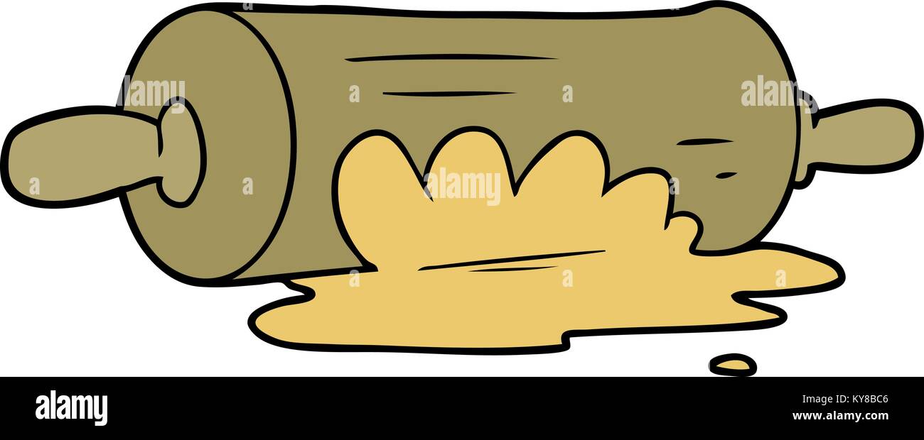 cartoon rolling pin Stock Vector Image & Art - Alamy